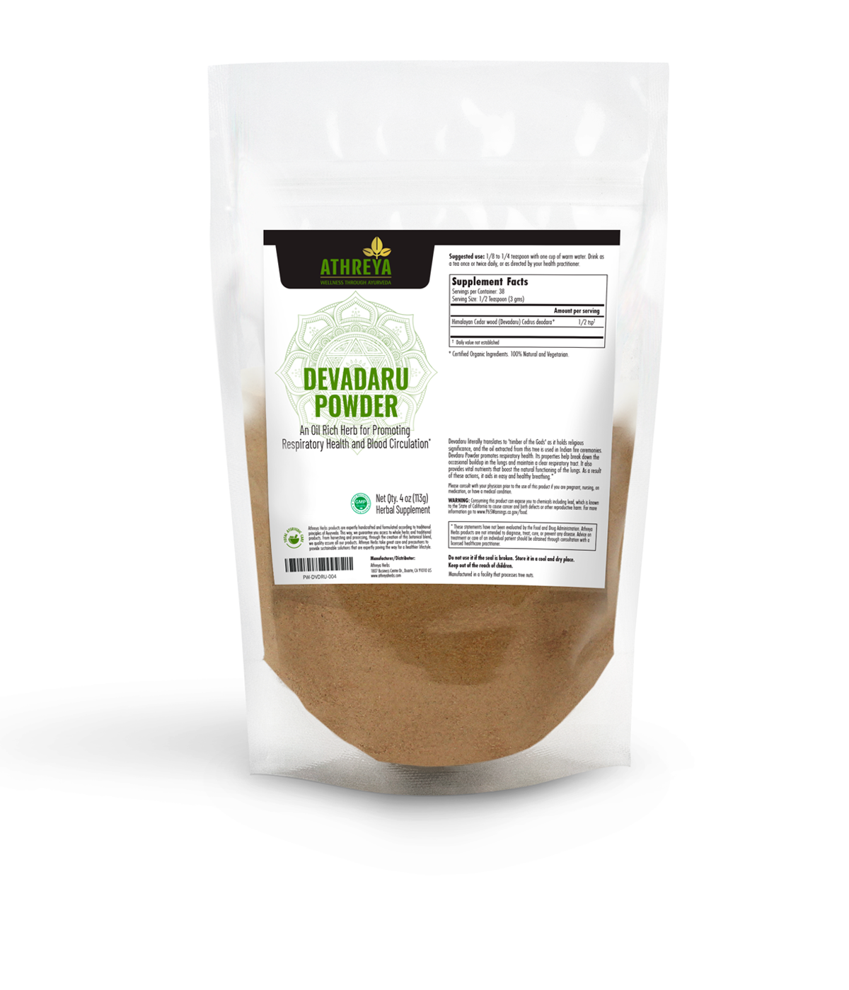 Devadaru Powder | Ayurvedic Supplement for Promoting Respiratory Health ...