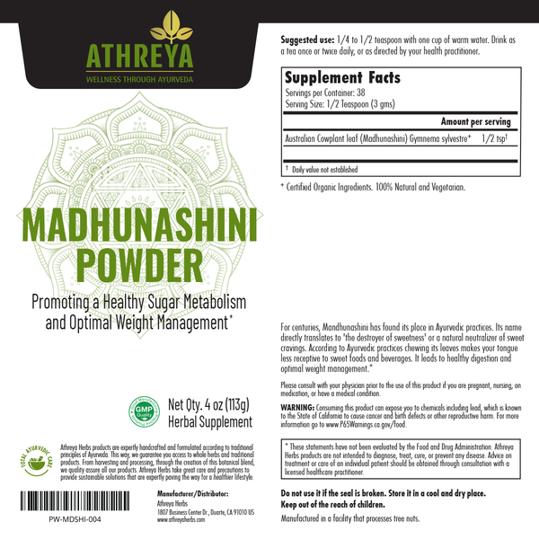 Madhunashini Powder | Ayurvedic Supplement for Promoting a Healthy ...