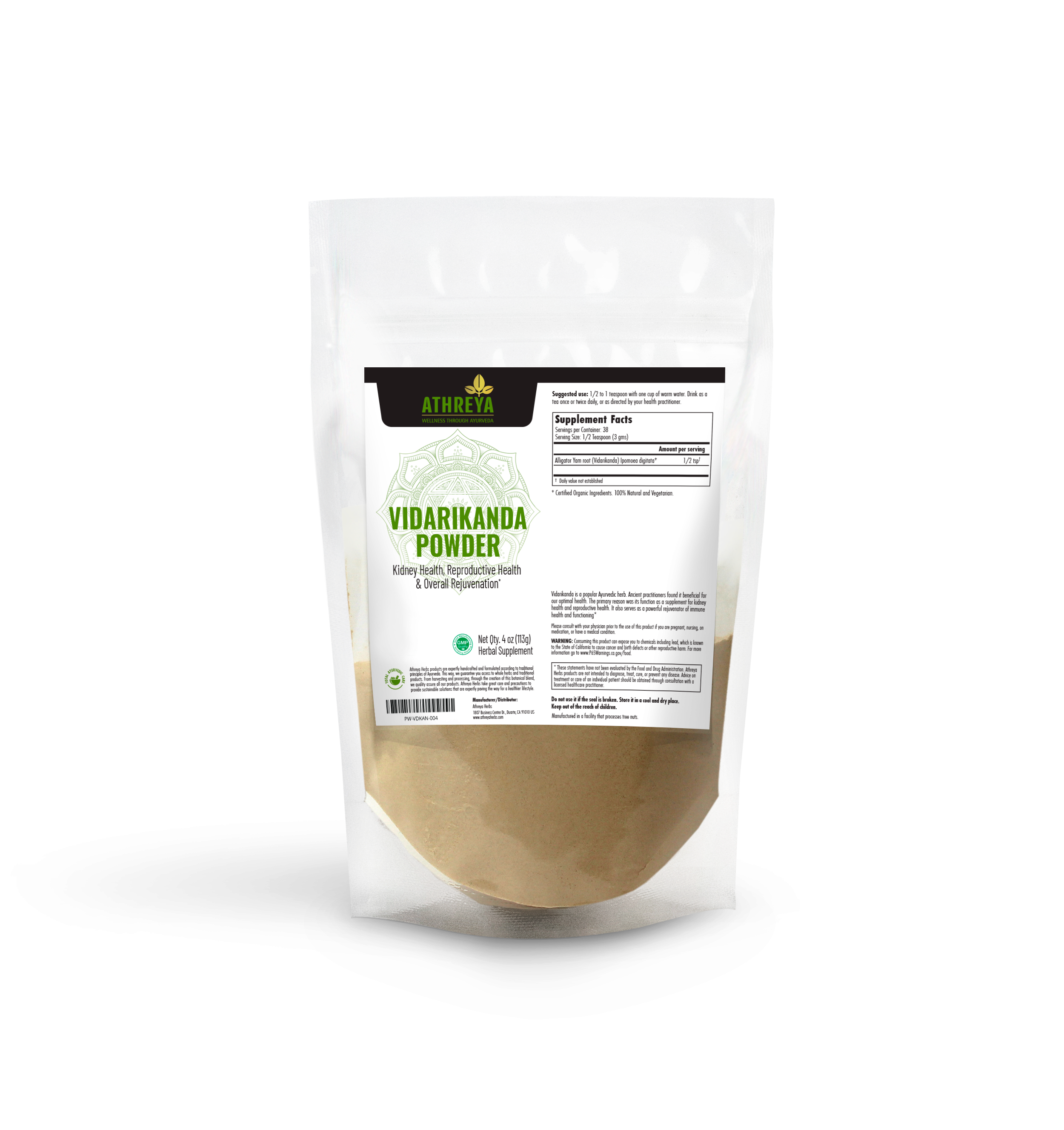Vidarikanda Powder| Athreya Herbs