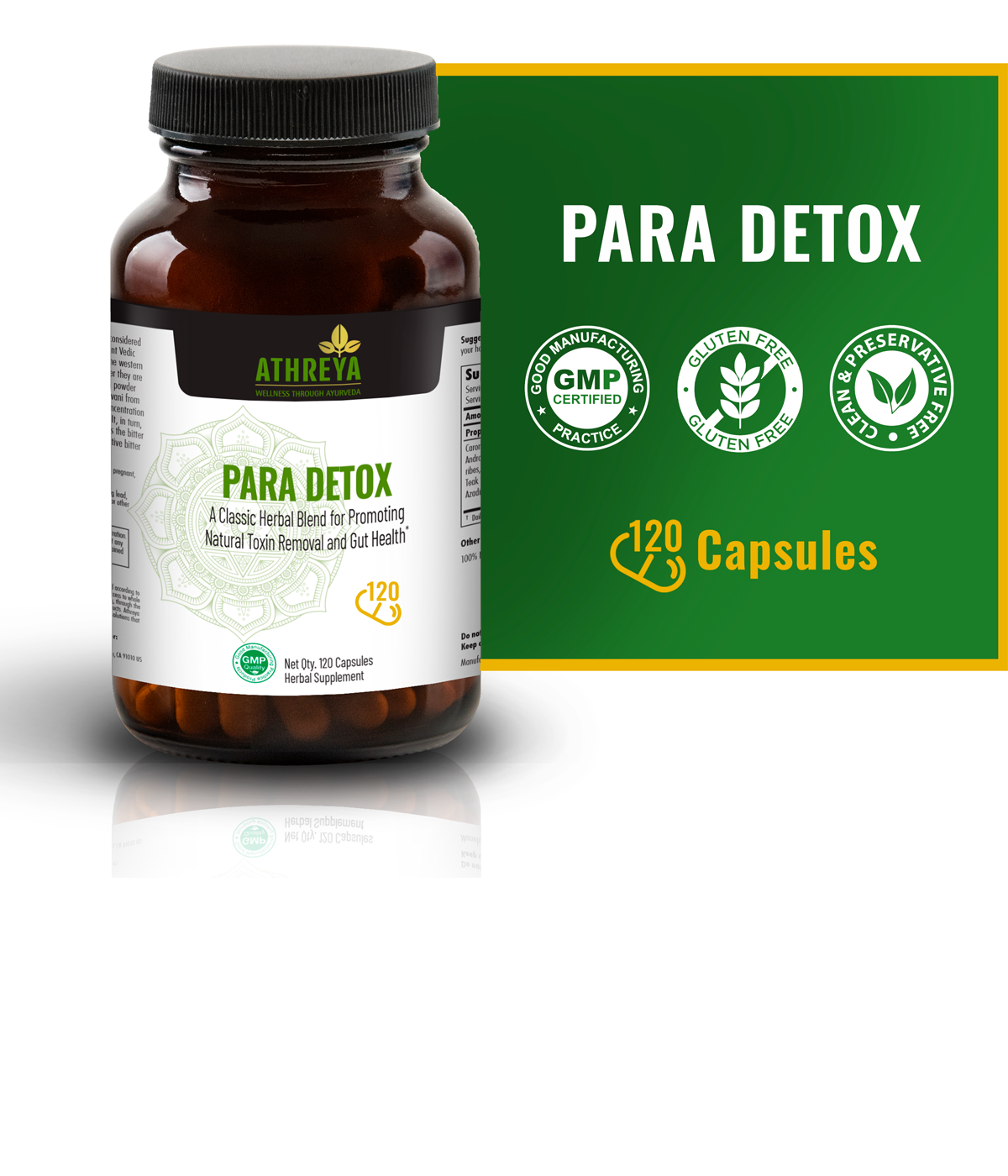 Para Detox Capsules Ayurvedic Herbal Blend For Natural Toxin Removal