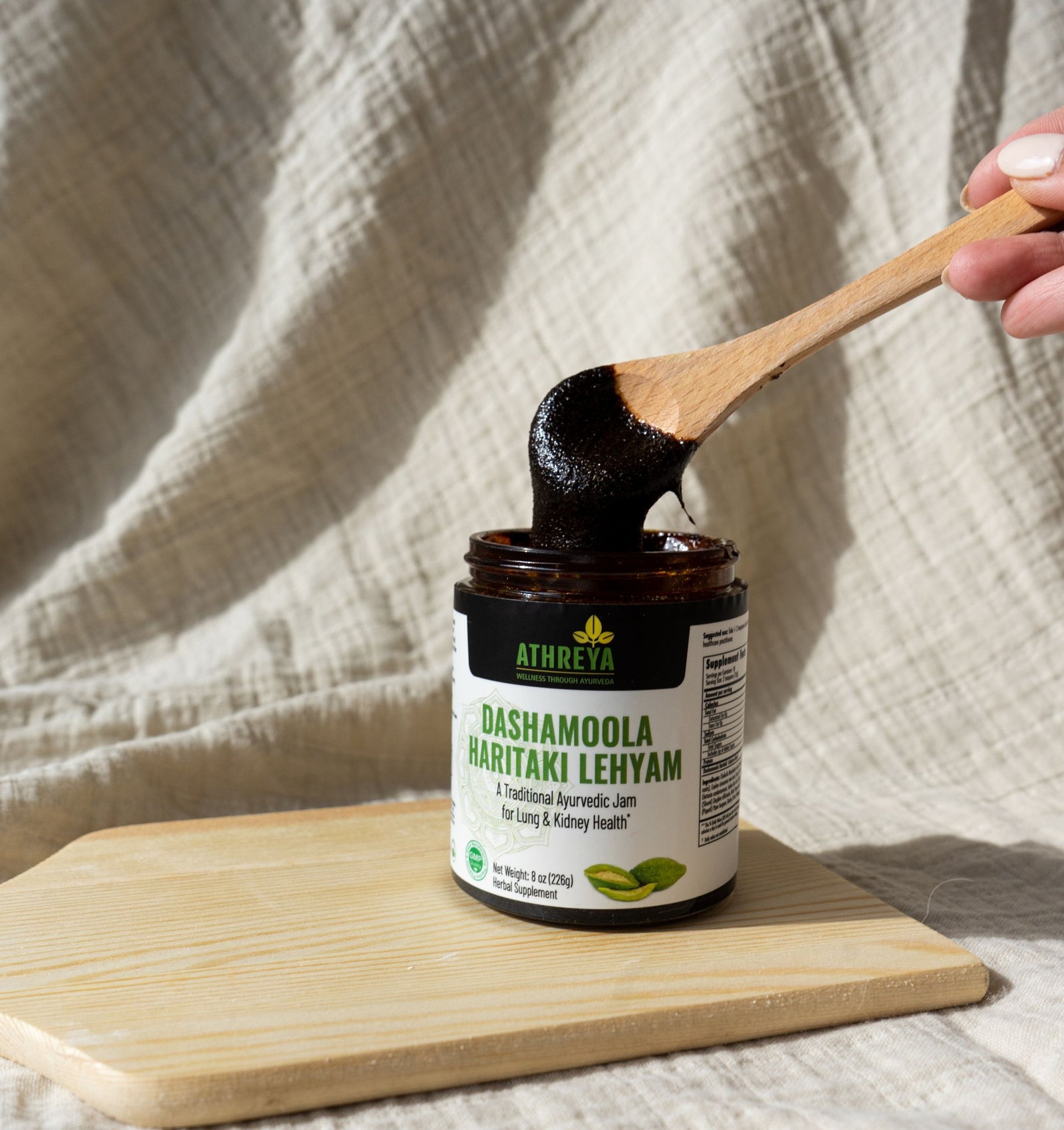 Dashamoola Haritaki Lehyam | Lung and Kidney Tonification | Athreya Herbs