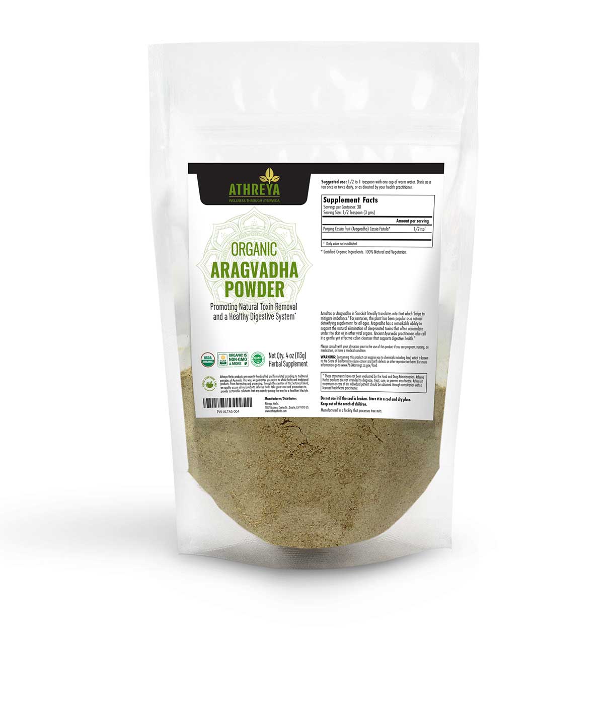 Aragvadha Powder | Ayurvedic Supplement for Promoting Natural Toxin ...