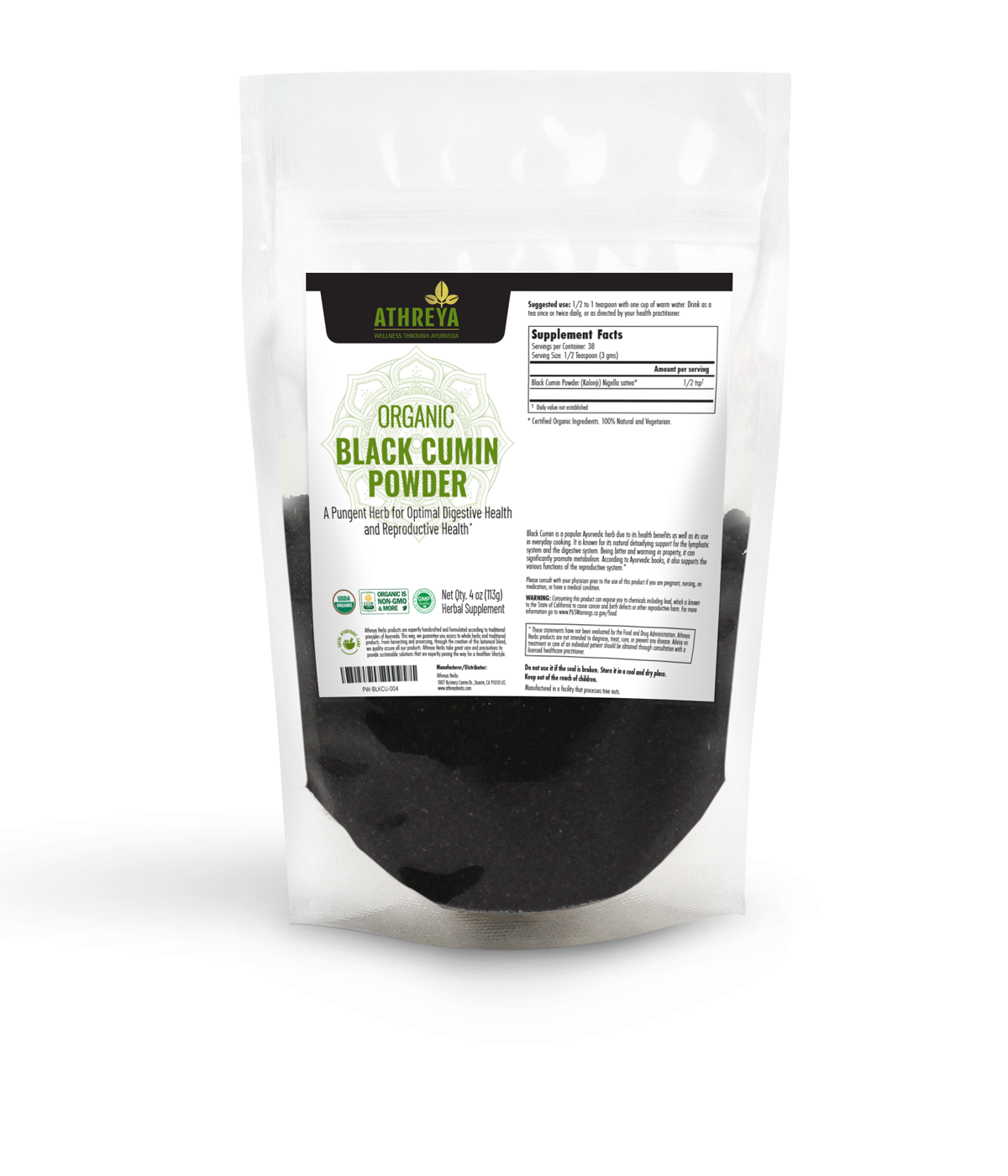 Black Cumin Powder | A Natural Ayurvedic Formula for Digestive Health ...